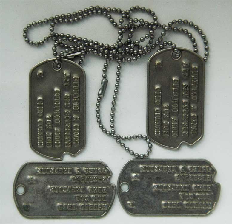 Ww2 Identification Tag For Officers