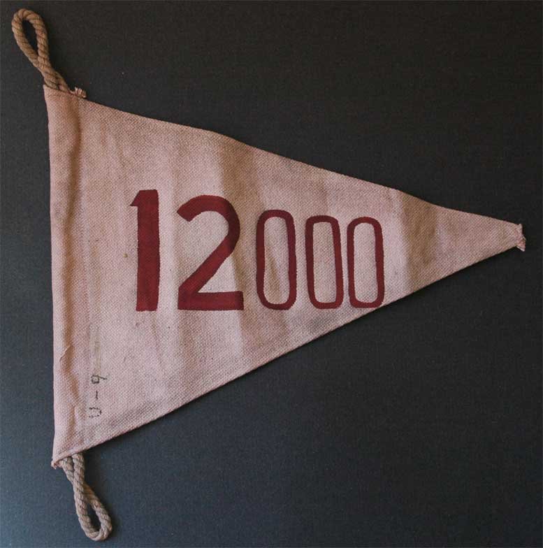 German Ww2 U Boat Kill Flag, Pennant, U 9