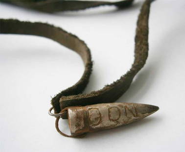 Rare German Ww2 Amulet Bullet Don, 1943