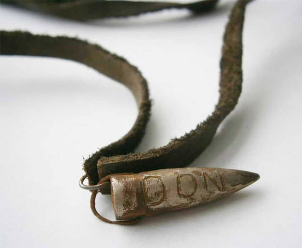 Rare German Ww2 Amulet Bullet Don, 1943
