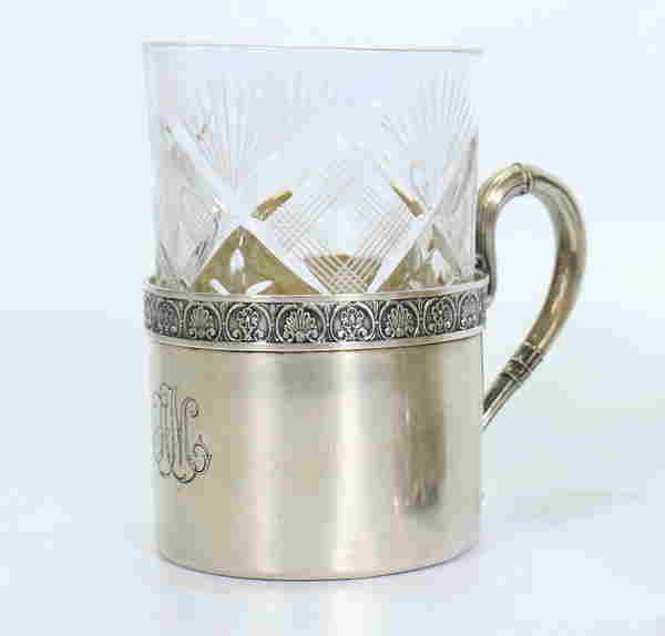 Faberge Russian Imperial Silver Tea Glass Holder 602601 On Jan 21 2023 Vn Collectible