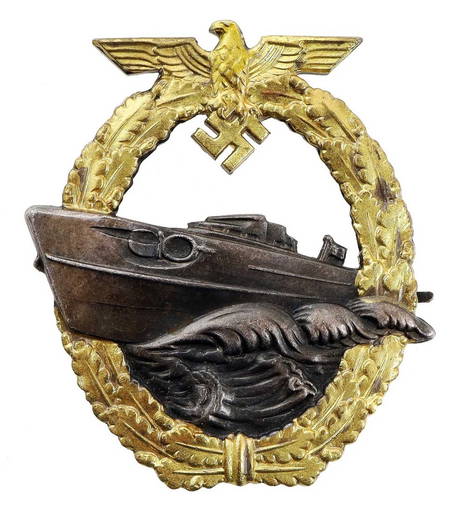 GERMAN WW2 E-BOAT WAR BADGE BY SCHWERIN (#685000) on Jan 28, 2023 | V.N ...