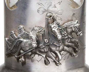 Russian Enamel Silver Tea Strainer - Oct 27, 2021 | Kodner Galleries ...