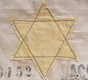 Wwii German Jude Star Of David Patch