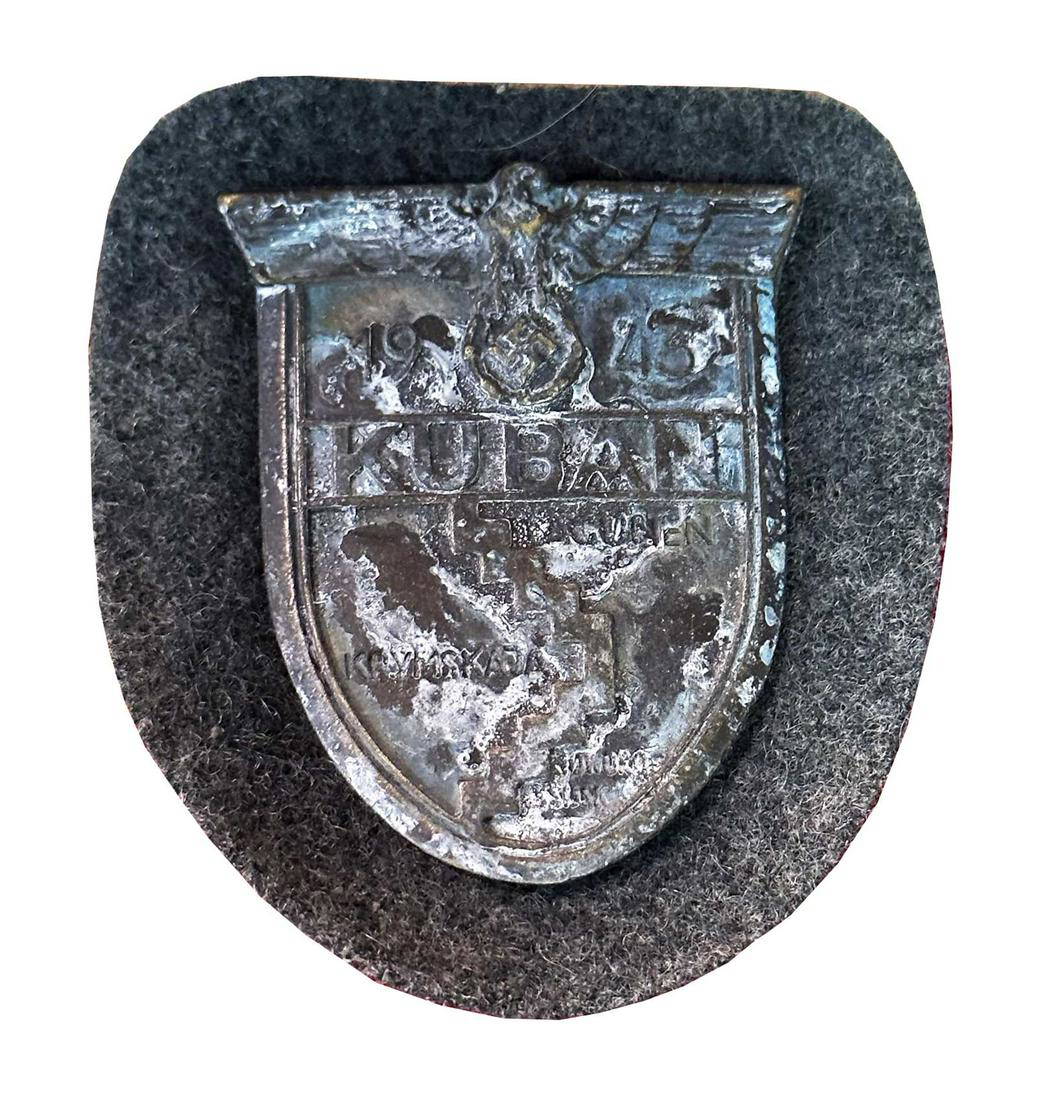 German Wwii Kuban Sleeve Shield, 1943 Auction