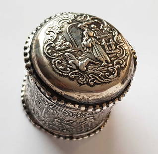 Extremely Rare Jewish Silver Besamim, Spice Box Auction