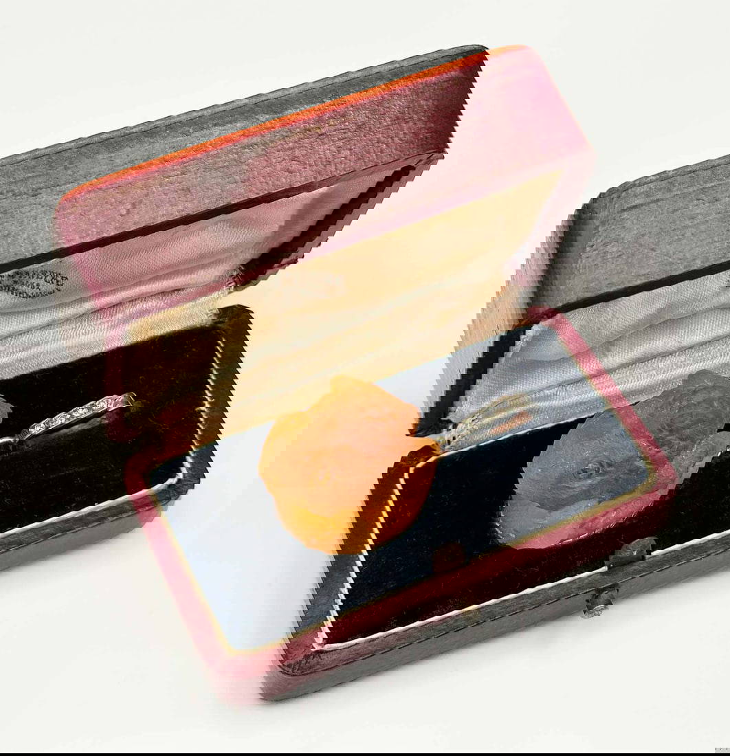 Faberge - Gold & Diamonds Frog Pendant Seal Auction