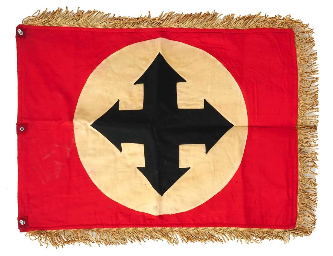 German Wwii Hungarian Ss Flag, Banner Auction