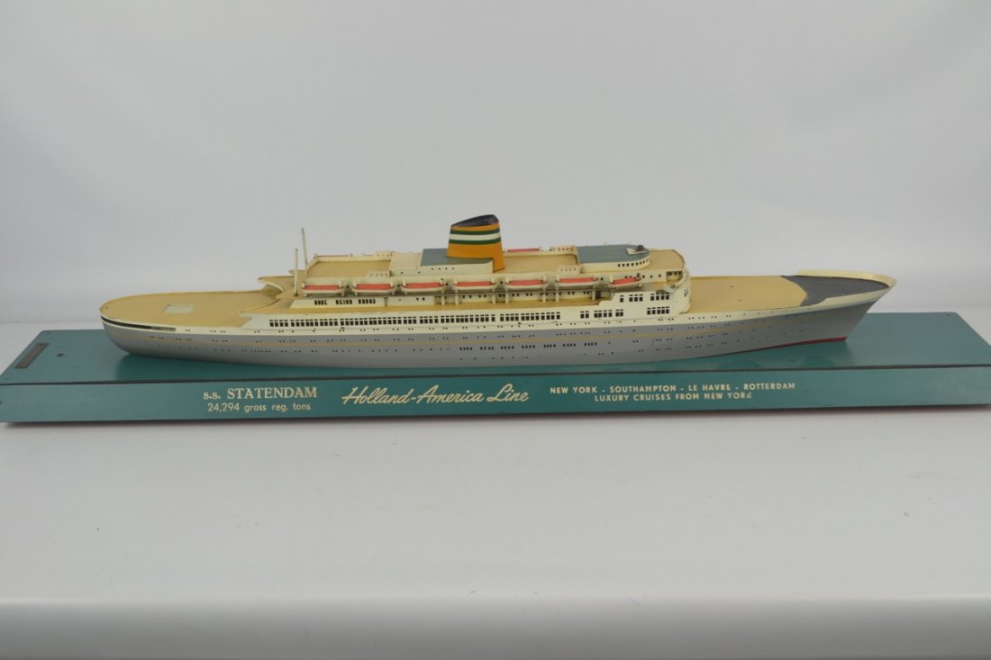Ss Statendam Ocean Liner Travel Agency Model