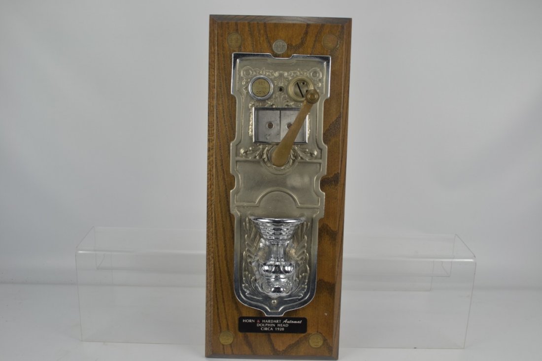 Horn And Hardart Automat Dolphin Head Coffee Grinder