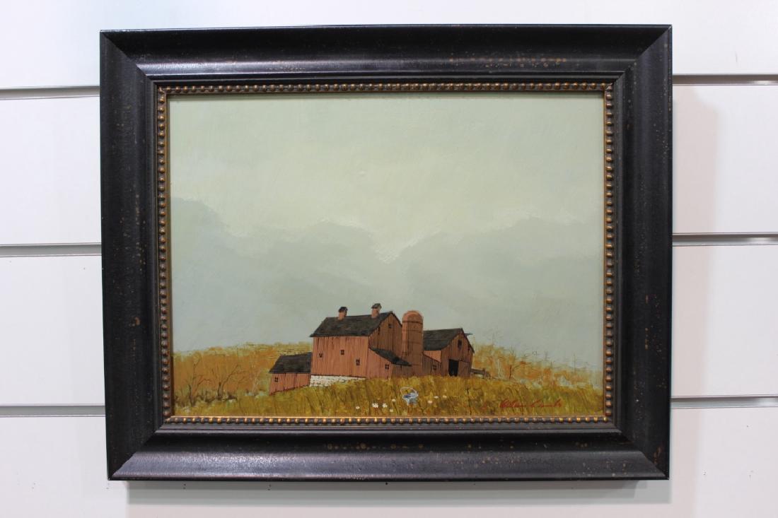William Coombs Oil on Board Barn in Field - Oct 07, 2017 | Goldfinch ...