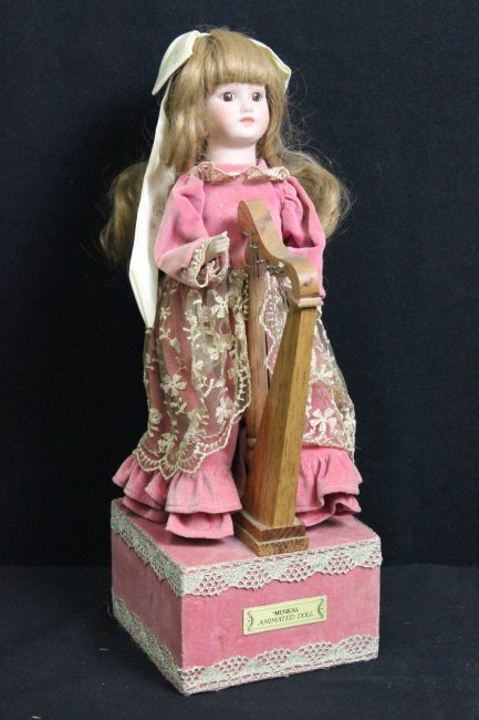 Vintage Musical Automaton Doll
