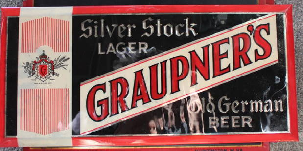 Old German Premium Lager Light Up Advertising Display Sign