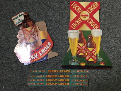 Lucky Lager Beer "x" Neon Sign