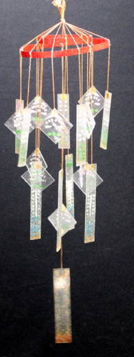 Vintage Glass Japanese Wind Chime
