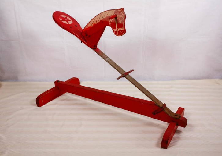 1928 Cal's Colt Red Hobby Spring Horse Vintage