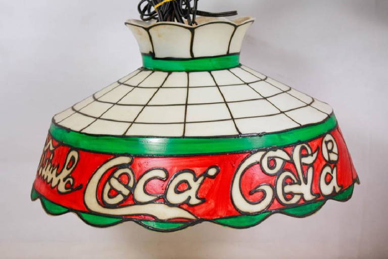Coca Cola Hanging Lamp Fixture