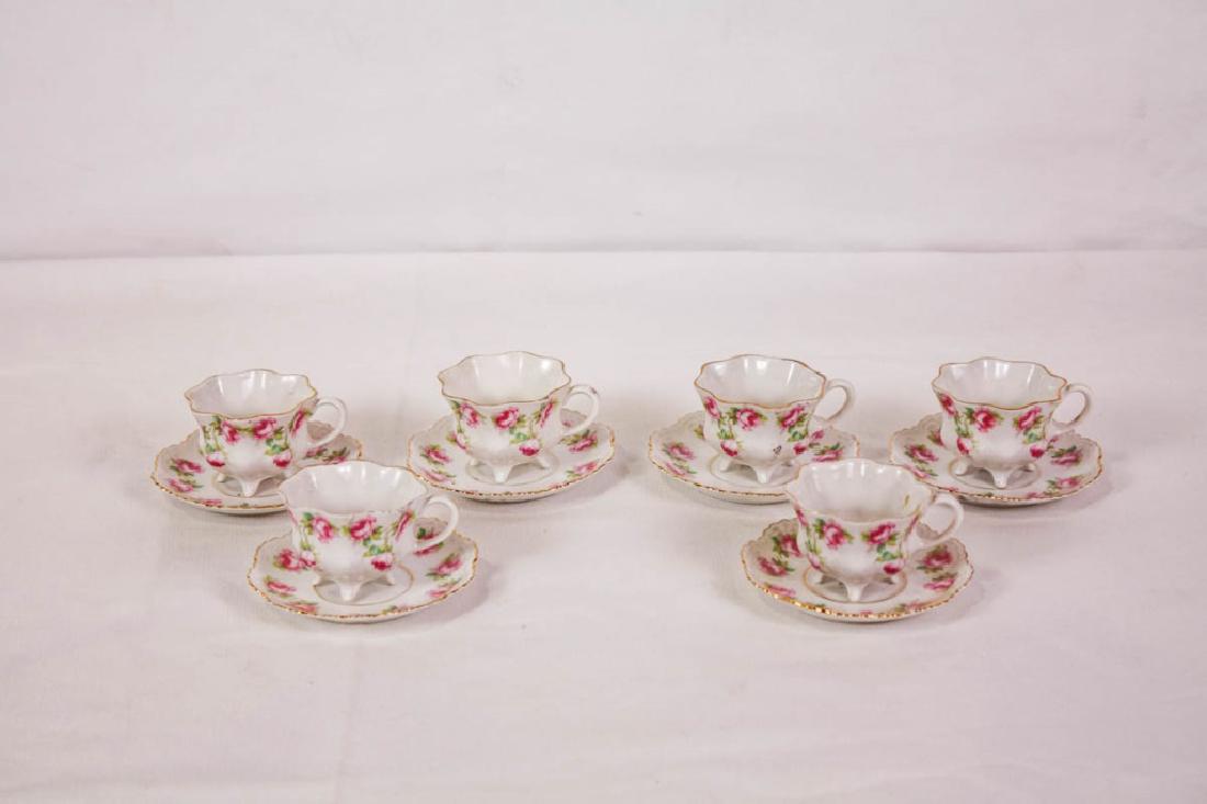 MZ Austria Demitasse Tea Cups & Saucers (6)