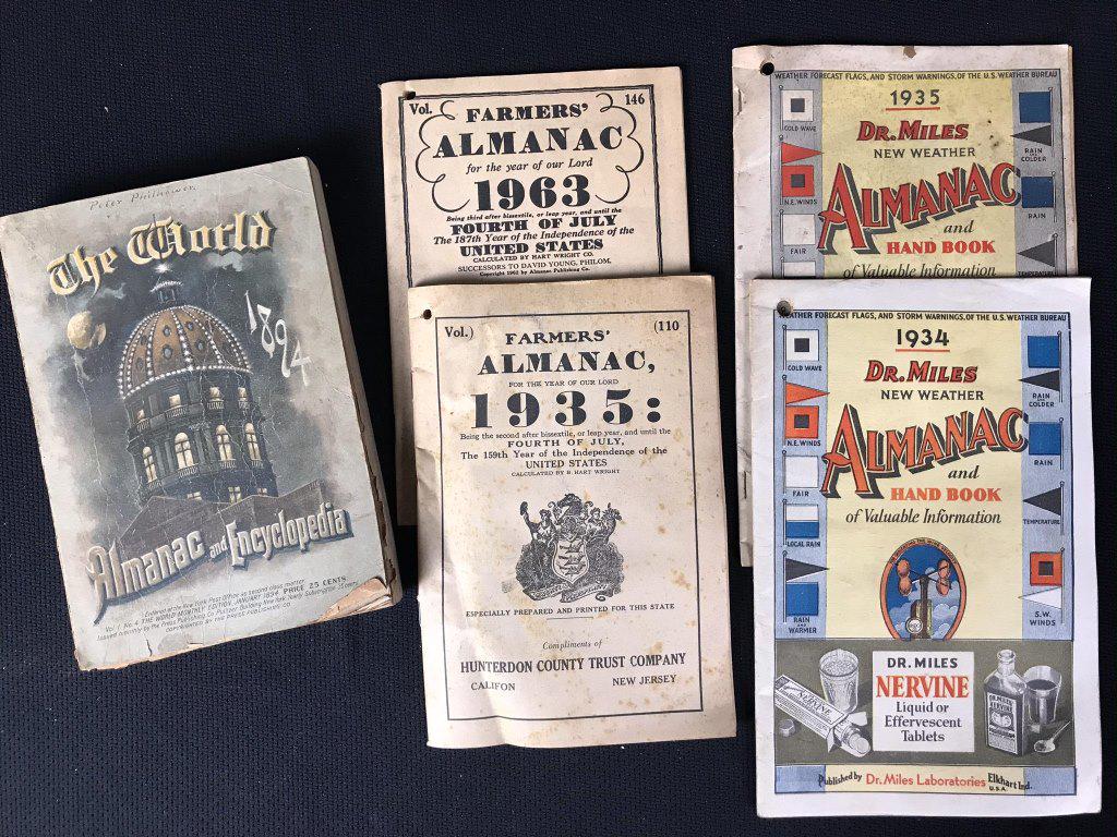 World Almanac & Encyl., Weather & Farmers Almanac