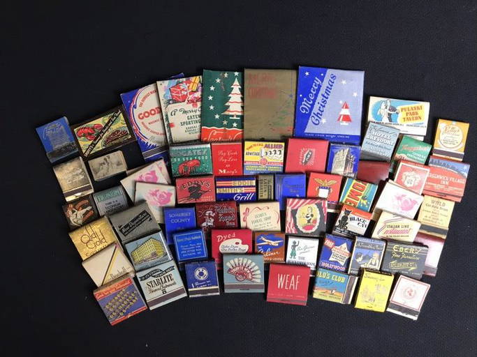 Matchbook Collection Of 65 Wwii Era