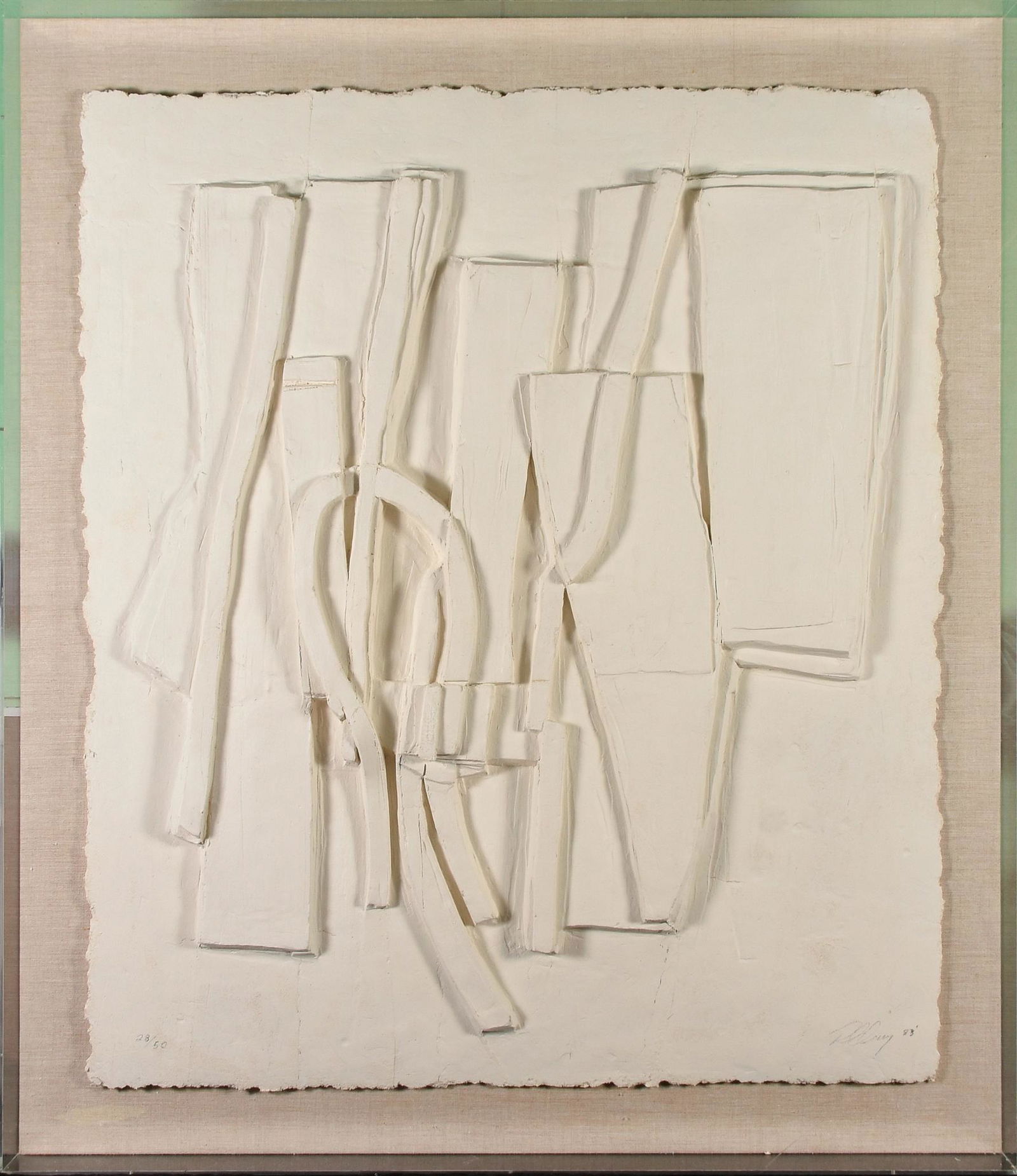 Paper Mache "relief" Painting By Clancy Signed Numbered