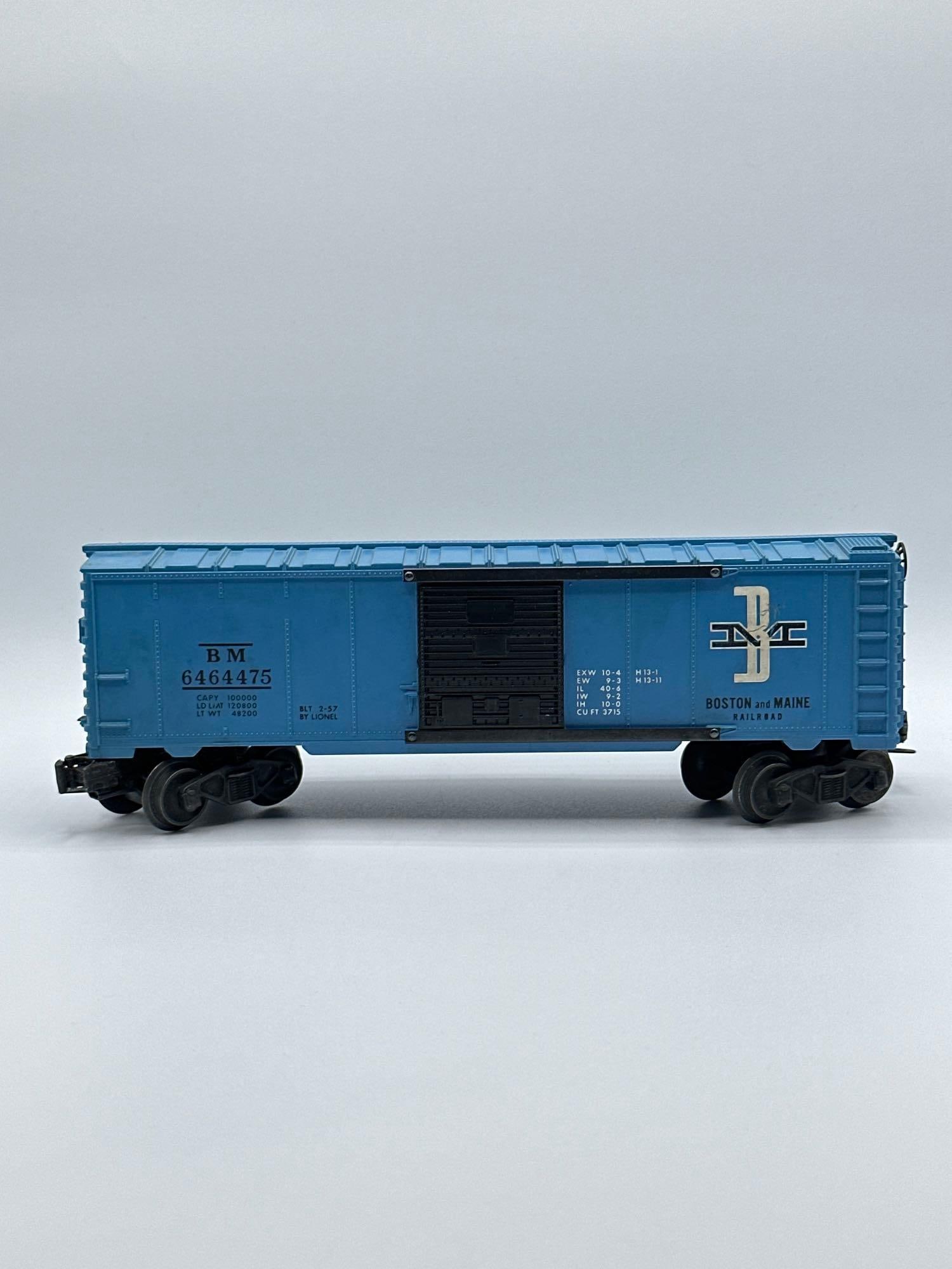 Lionel Box Car No.6464-475 Boston & Maine Auction