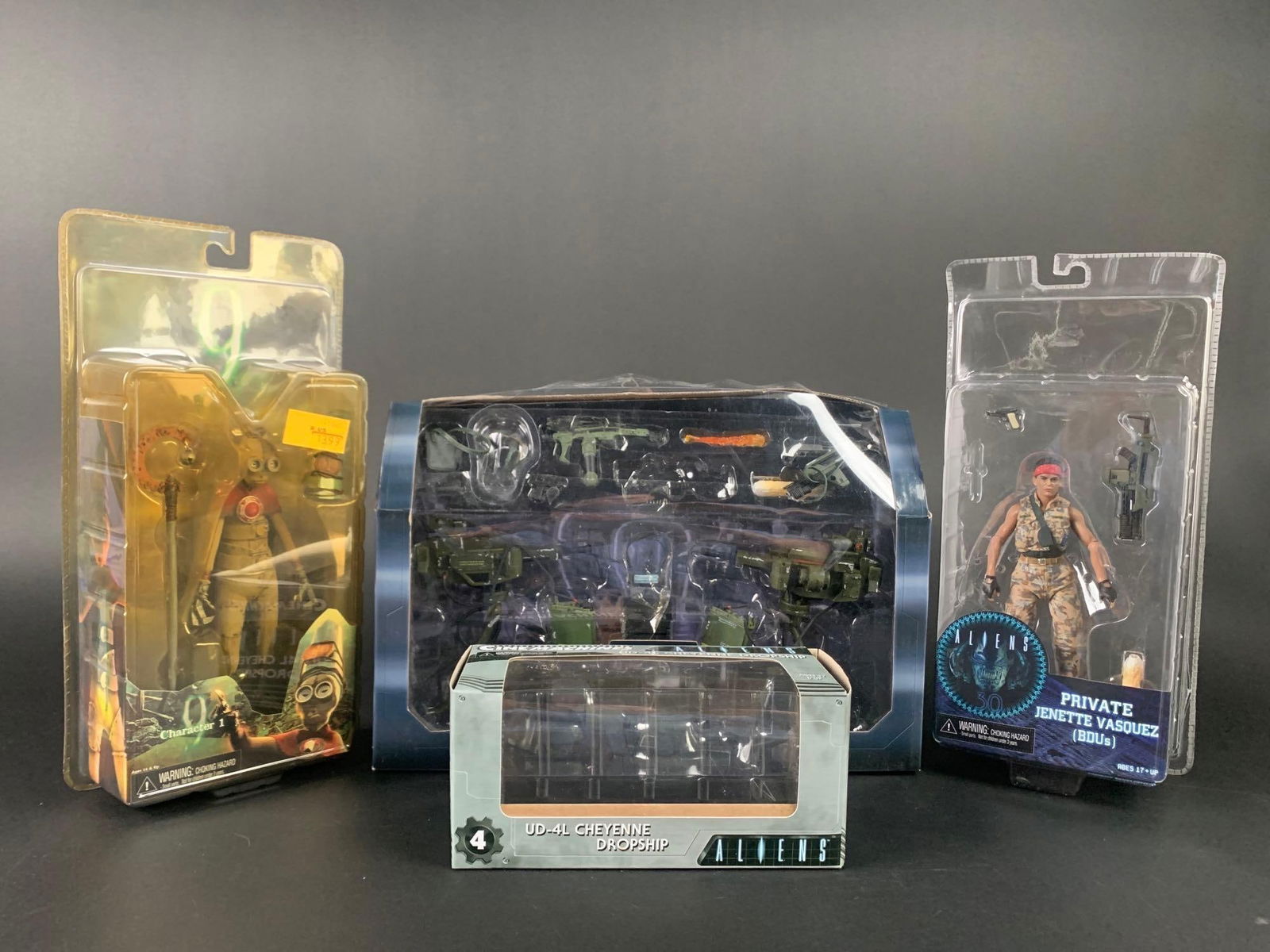 Aliens Three Collectibles And Tim Burton "nine" Movie Character One ...
