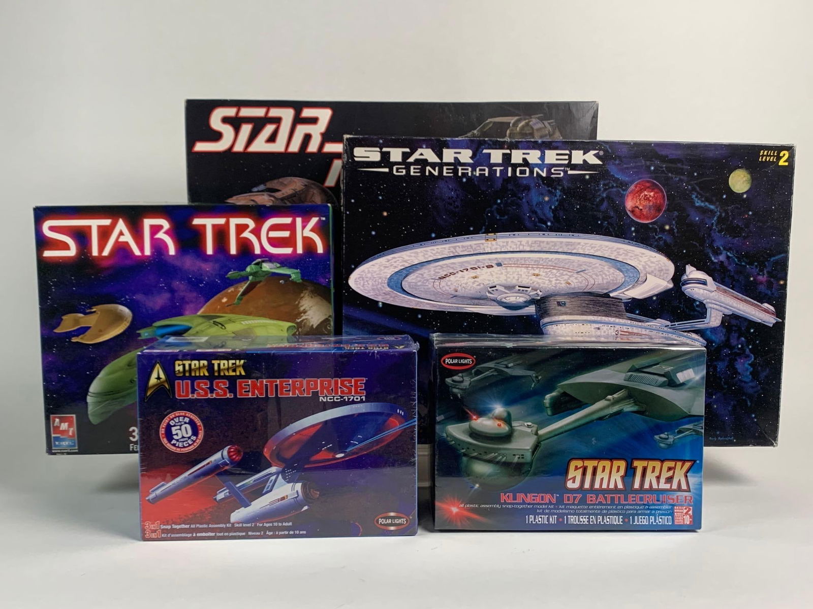 Five Star Trek Model Kits (polar Lights And Amt) Auction