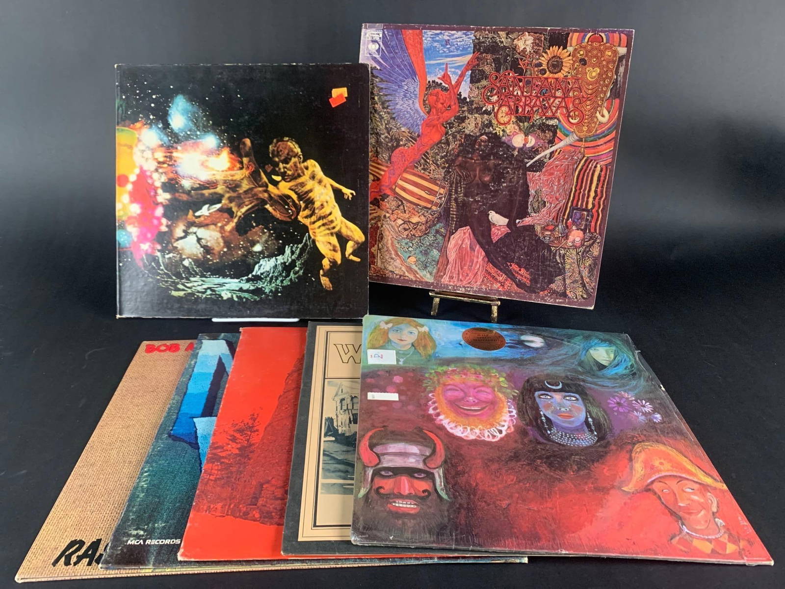 7 Classic Record Albums (elton John, Bob Marley, Santana, And More) Auction
