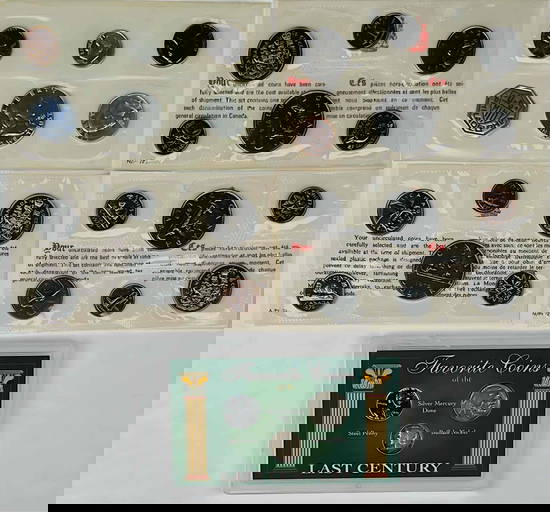 4 Canadian Proof Sets