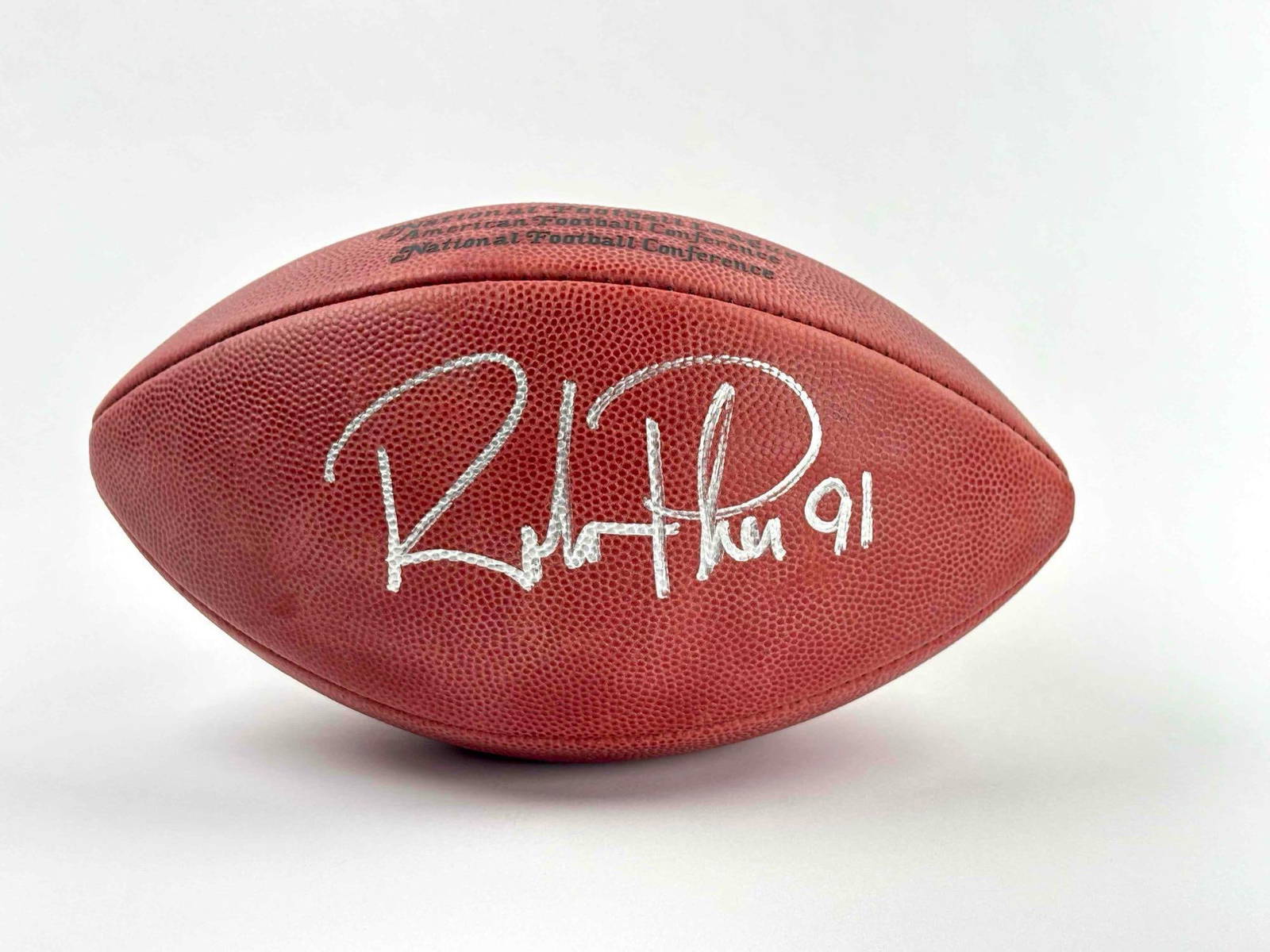 Robert Porcher Signed Football (detroit Lions) Auction