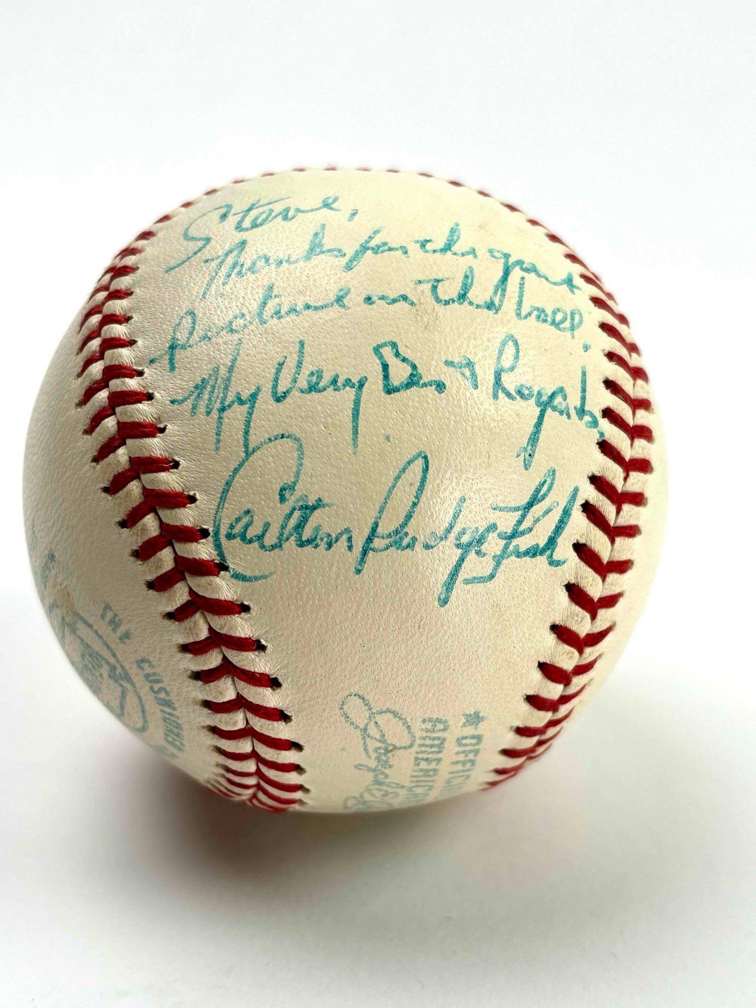 Carlton Pudge Fisk Signed Baseball Auction