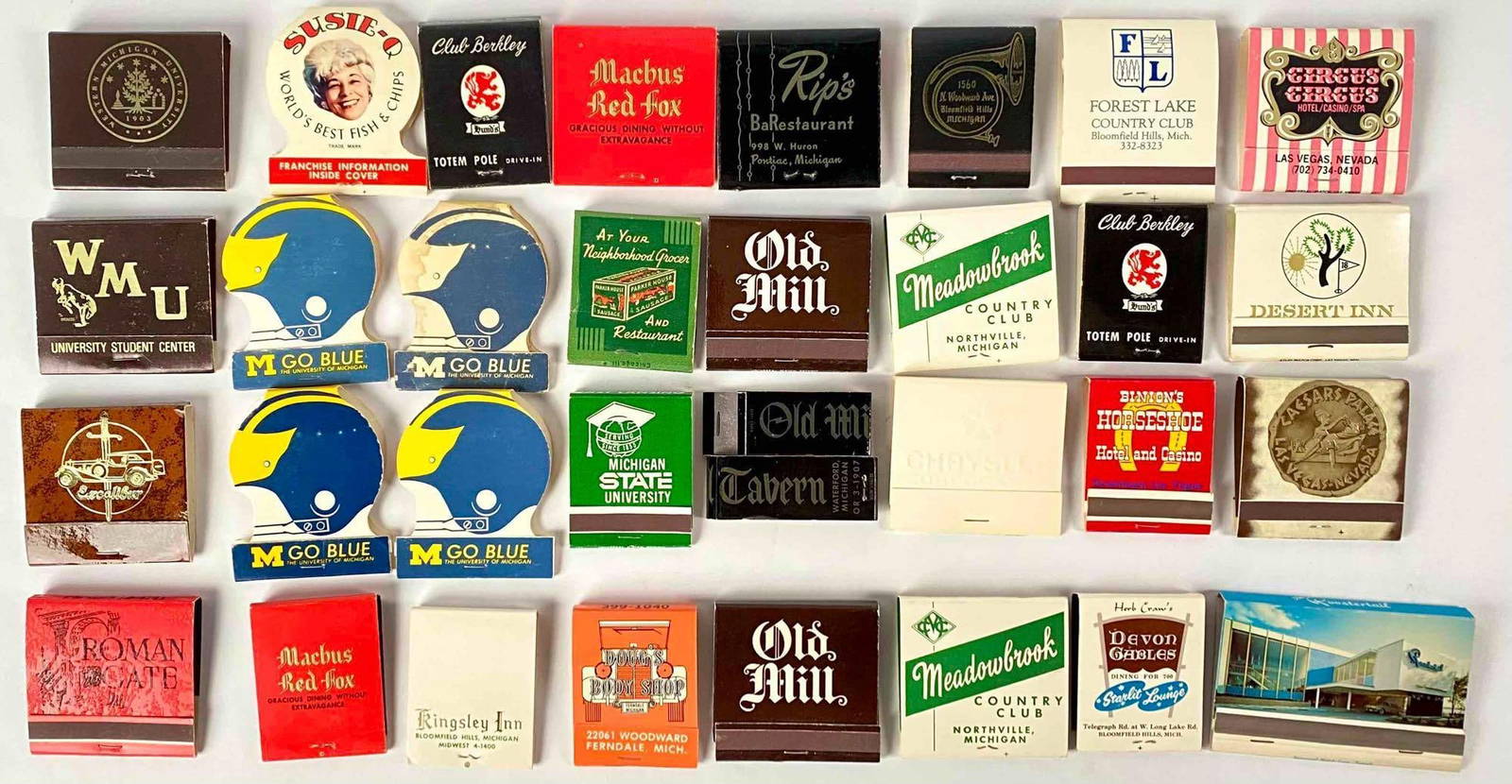 Lot Of 33 Assorted Vintage Matchbooks Auction