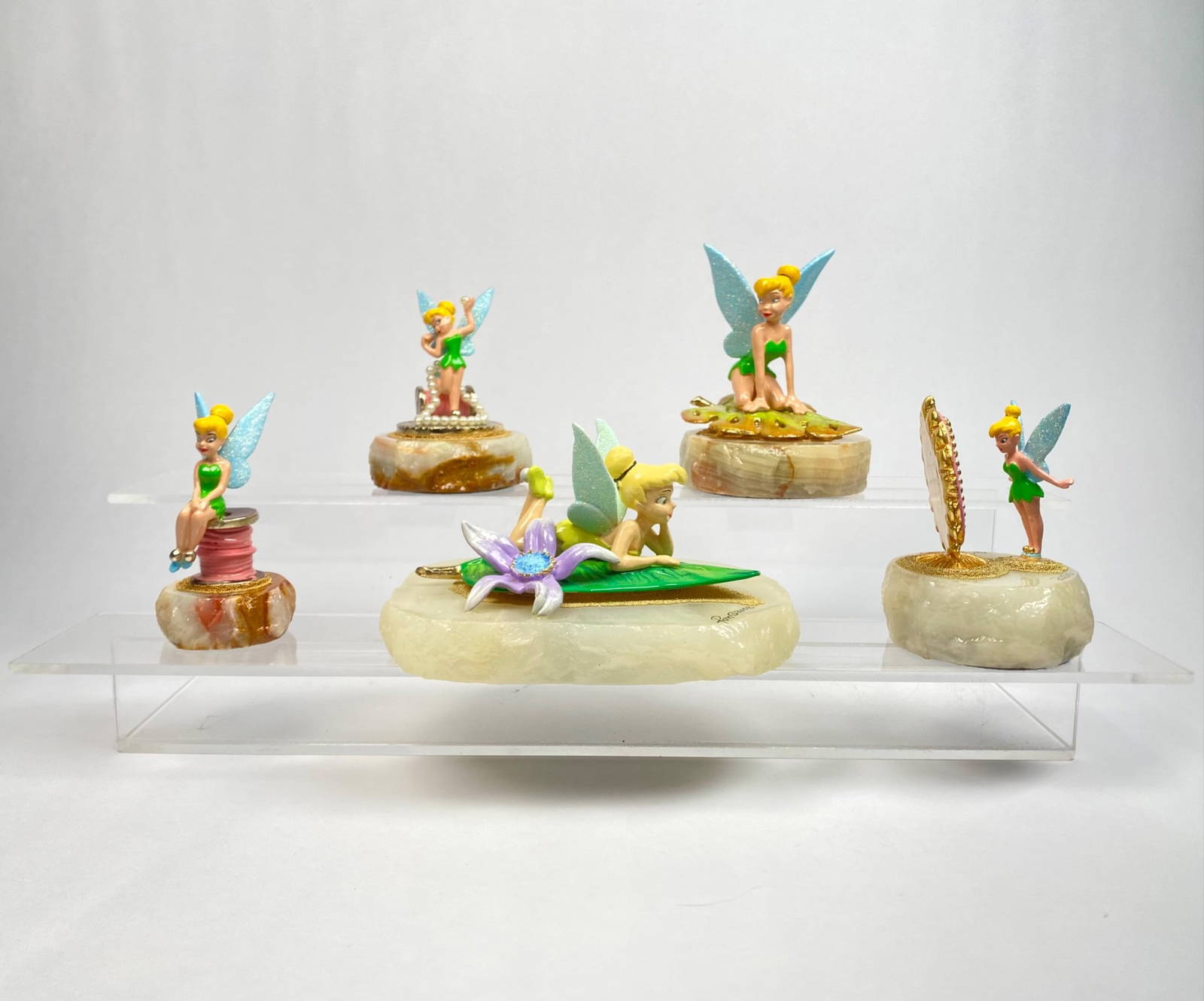 Ron Lee Disney Tinker Bell Figurines Set (signed) Auction