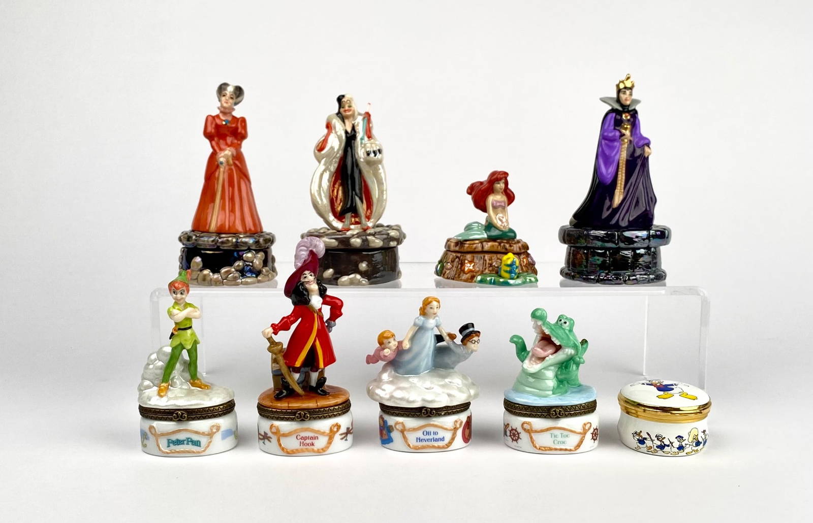 Set Of 9 Disney Themed Phb And Michael Lawrence Trinket Boxes Auction