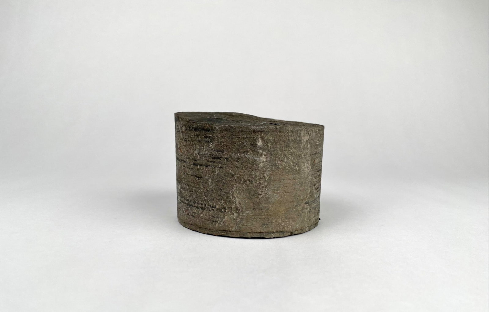 Carved Cylindrical Stone Effigy With Textured Surface - Jun 20, 2025 ...