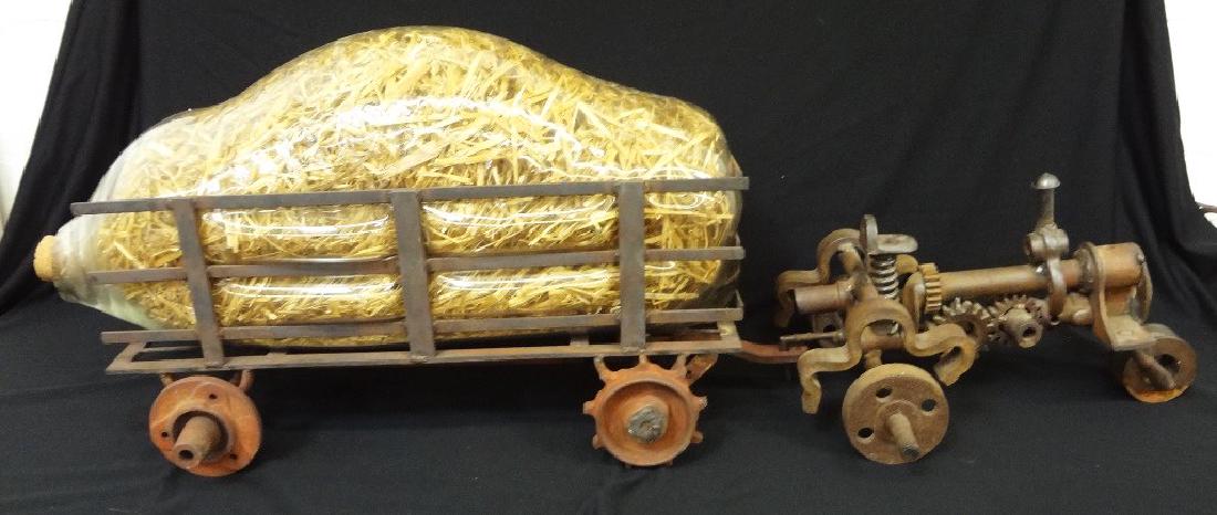 Tim Maycock Contemporary Large Glass And Iron Sculpture