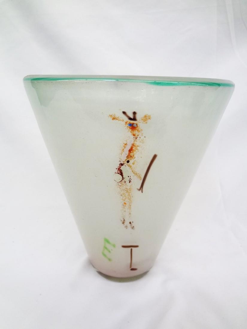 Erica Friedman Art Glass Vase Rhode Island School of