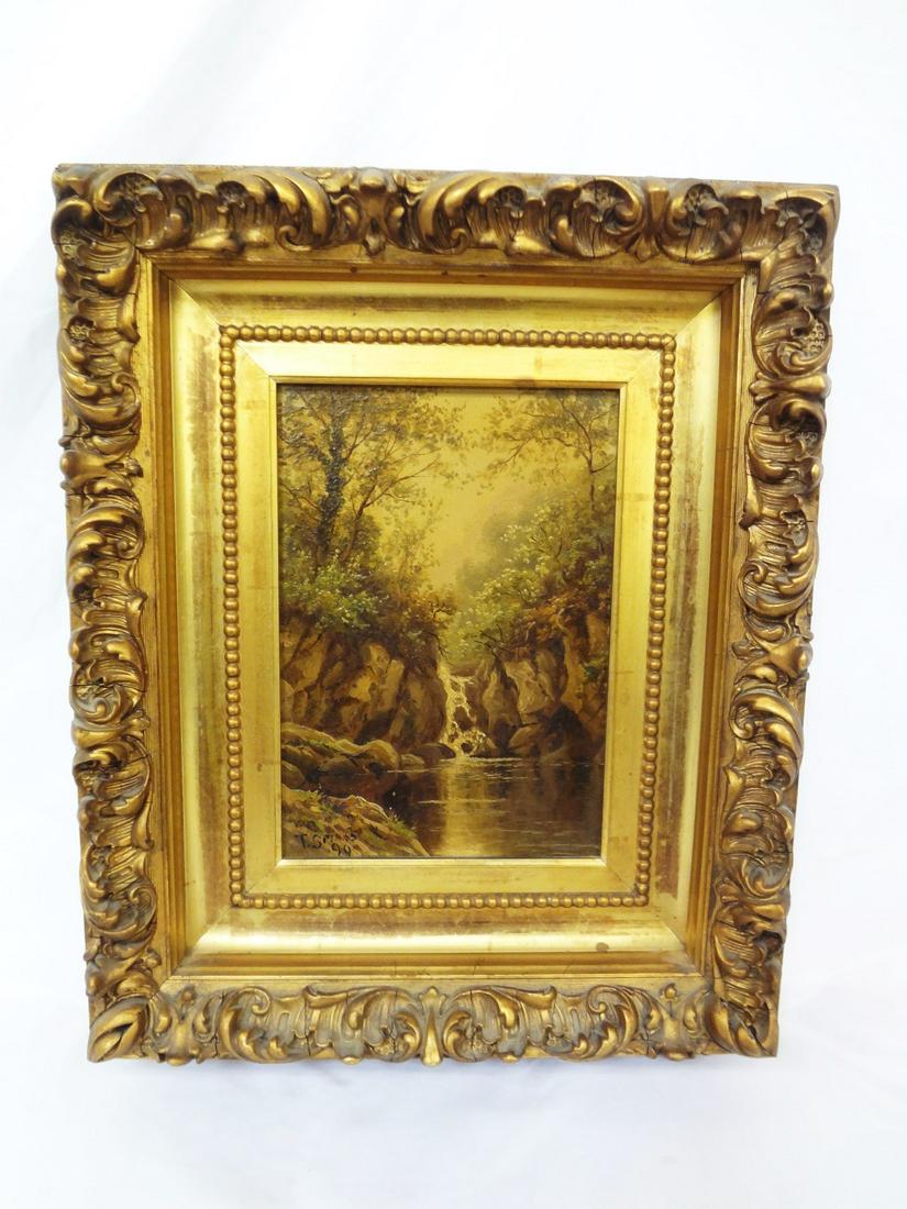 Thomas Spinks (united Kingdom 1880 1907) Oil Painting