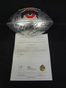 Nick Mangold Signed Ohio State College