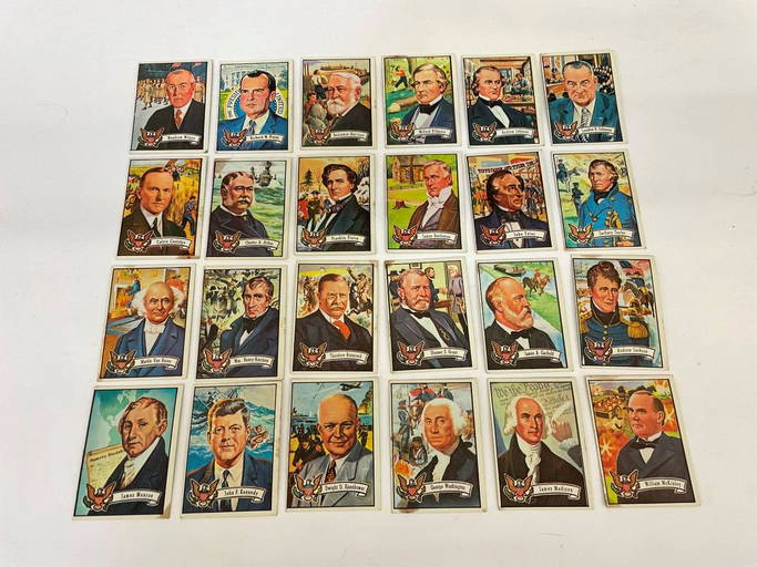 (24) 1972 Topps US Presidents Non-Sport Trading Cards - Jan 29, 2022 ...