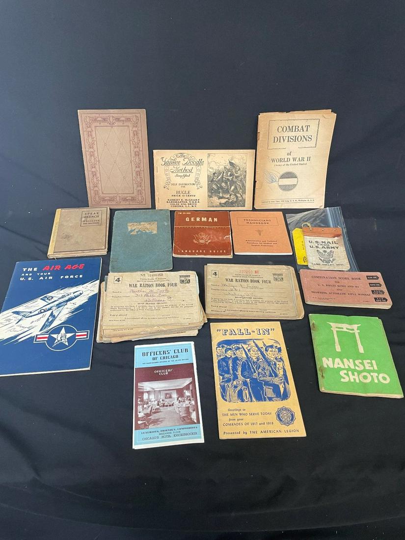 Group of Military Pamphlets World War II Era - Sep 24, 2022 | Dana J ...