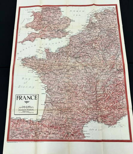 France Map 1944