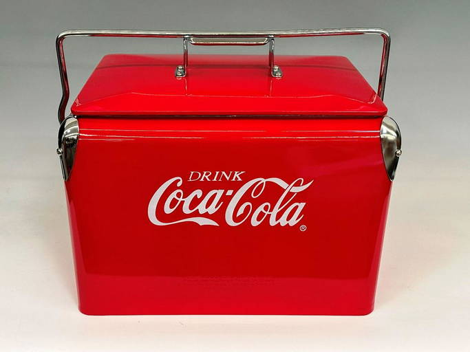 Drink Coca Cola Brand Ice Box Cooler