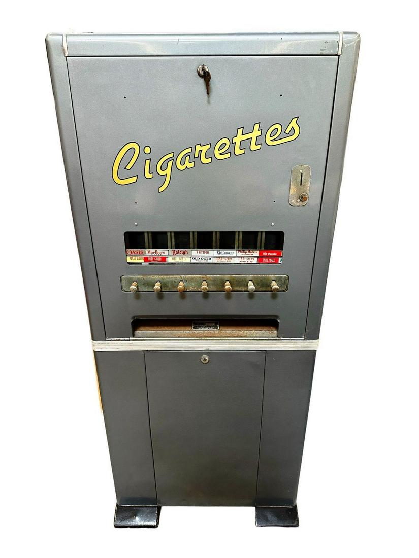 1950's Cigarette Coin Op Vending Machine