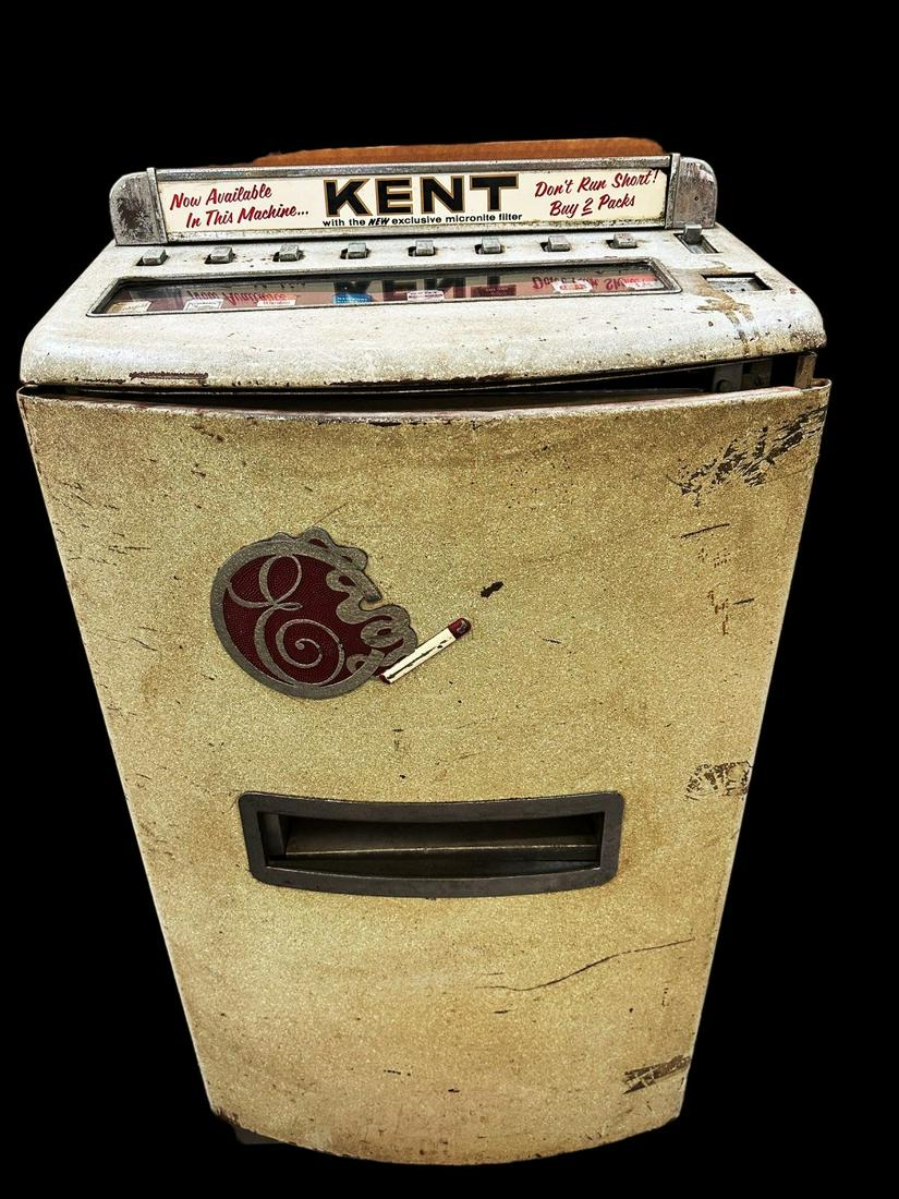 1940's Eastern Electric Coin Operated Cigarette Vending Machine