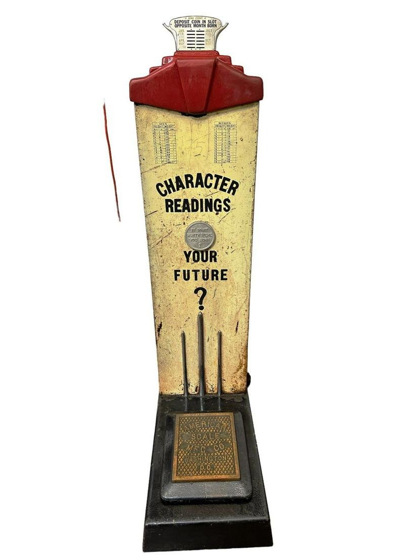 Art Deco Character Readings, Your Future Coin Op Scale