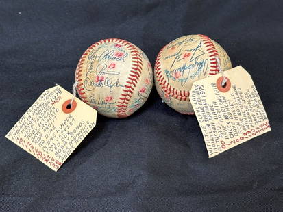 1978 Minnesota Twins Spring Training Team Signed Baseball Auction