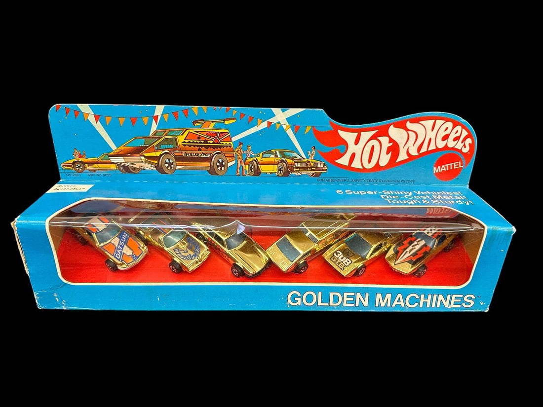 1976 Hot Wheels Golden Machines In Original Box Auction
