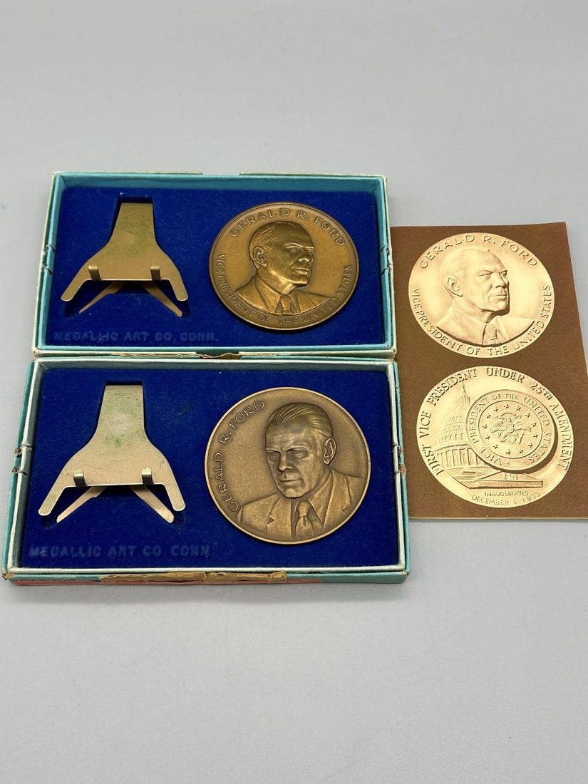 Gerald R. Ford Official Presidential Inauguration Bronze, Vp ...
